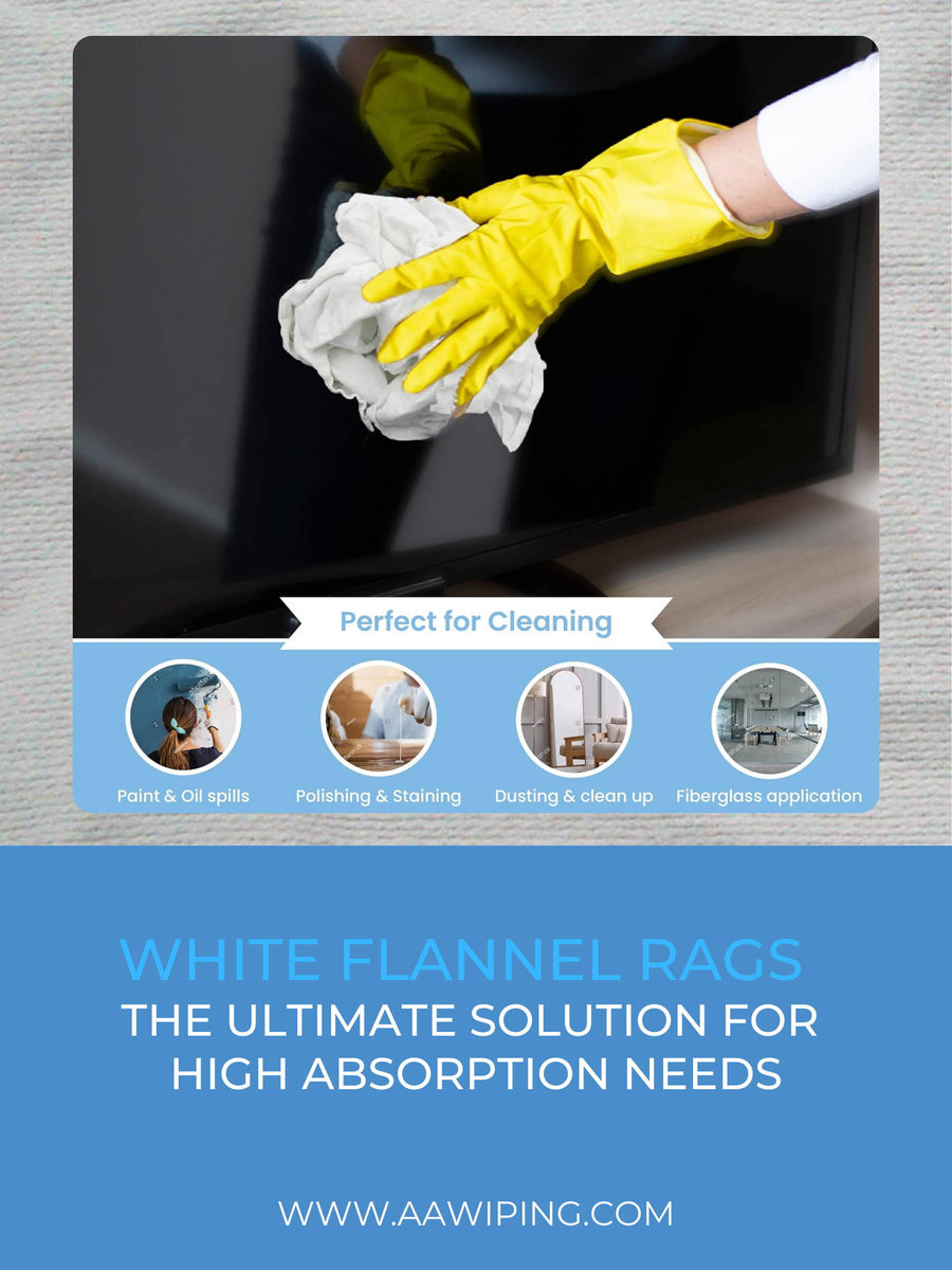 10 Surprising Benefits of White Flannel Rags for Industrial Use – A&A ...