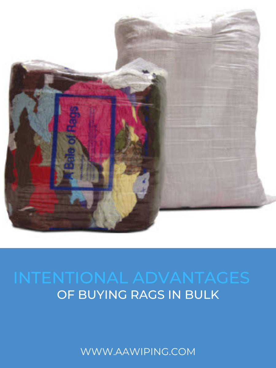Intentional Advantages of Buying Rags in Bulk – A&A Wiping Cloth