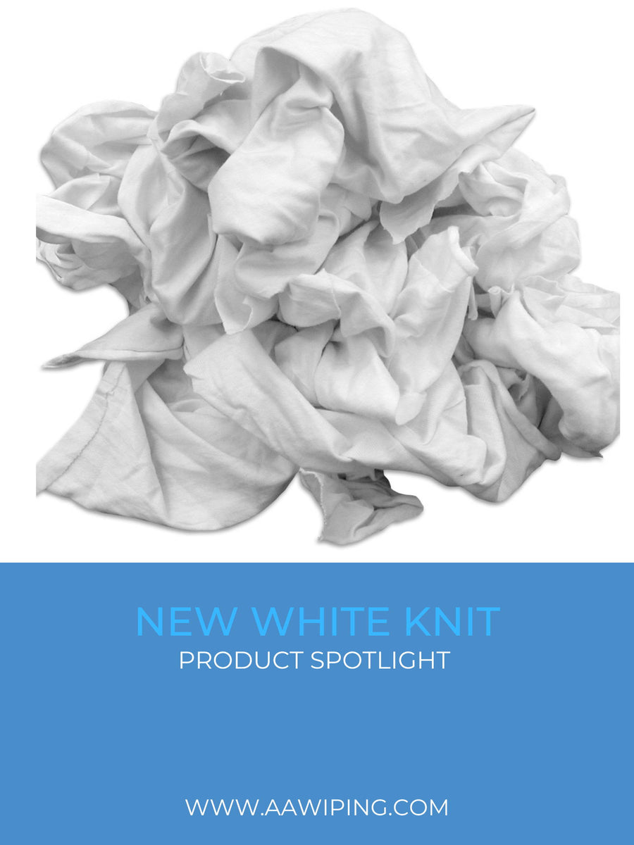 Introducing New White Knit – A&A Wiping Cloth